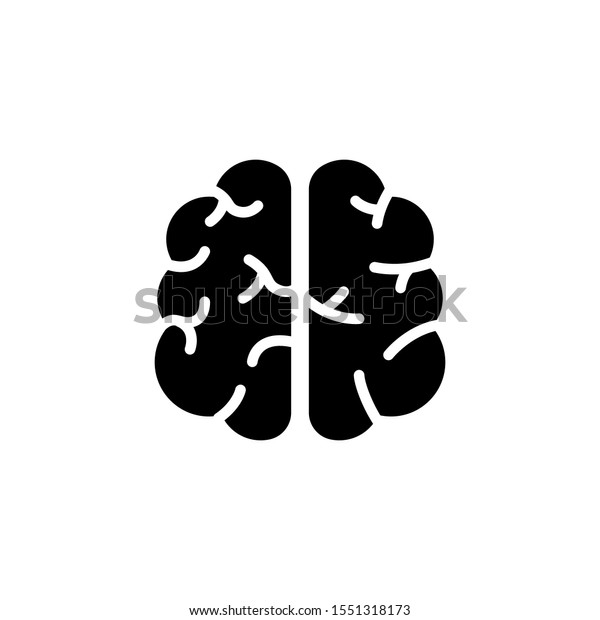 Brain Mind Intelligence Icon Template Brain Stock Vector (Royalty Free ...