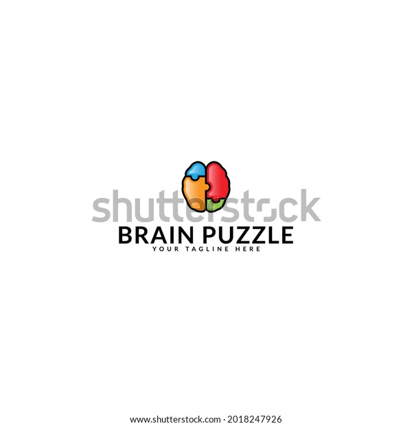 Brain Puzzle Vector Logo Design Logo Stock Vector (Royalty Free ... Brain Puzzle Vector Logo Design Logo Stock Vector (Royalty Free ...
