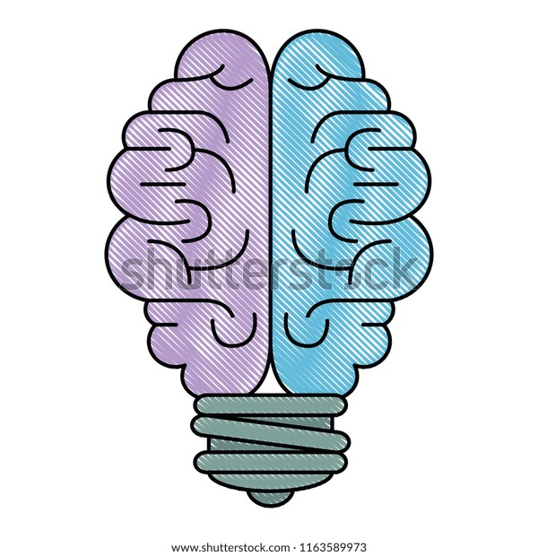 Brain Storm Bulb Icon Stock Vector (Royalty Free) 1163589973 | Shutterstock