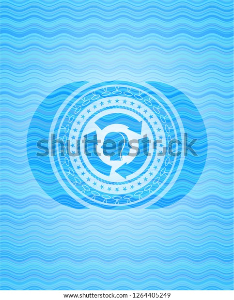 Brain Storm Icon Inside Sky Blue Stock Vector (Royalty Free) 1264405249 ...