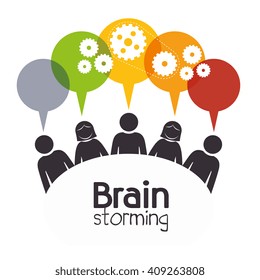 Brain Storming Design Stock Vector (Royalty Free) 409263808 | Shutterstock