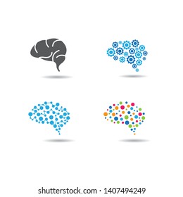 Brain Symbol Vector Icon Illustration Stock Vector (Royalty Free ...