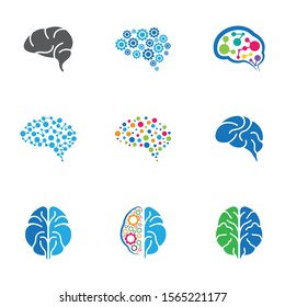 Brain Symbol Vector Icon Illustration Stock Vector (Royalty Free ...