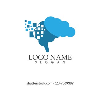 Brain Techno Logo Vector Illustration: เวกเตอร์สต็อก (ปลอดค่าลิขสิทธิ์ ...
