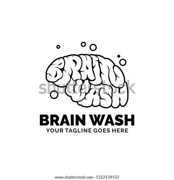 Brain Wash Logo Design Inspiration Design Stock Vector (Royalty Free ...