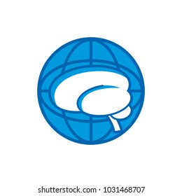 Brain World Logo Icon Design Stock Vector (Royalty Free) 1031468707 ...