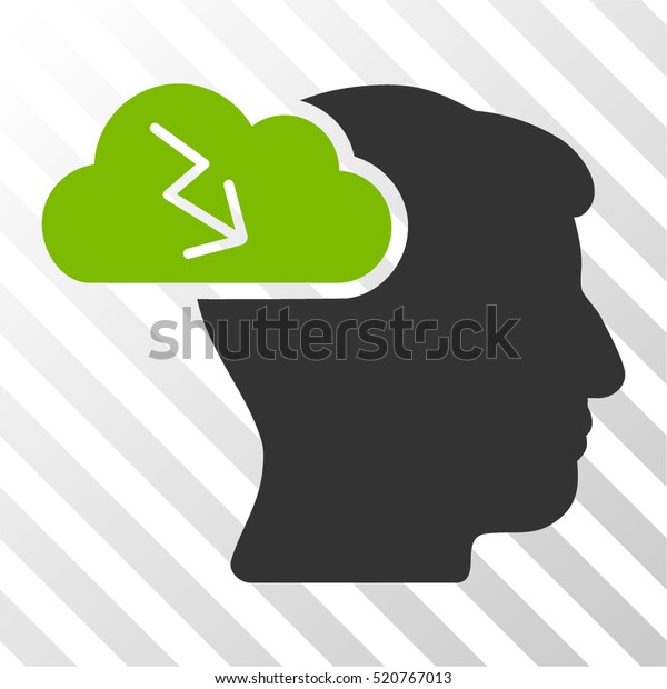Brainstorming Vector Pictogram Illustration Style Flat Stock Vector ...