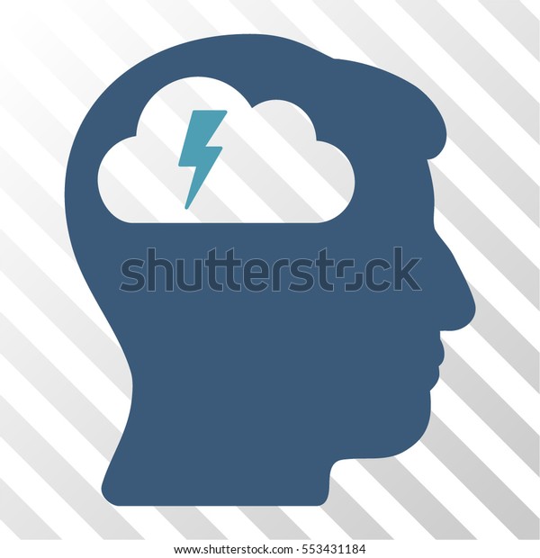 Brainstorming Vector Pictogram Illustration Style Flat Stock Vector ...