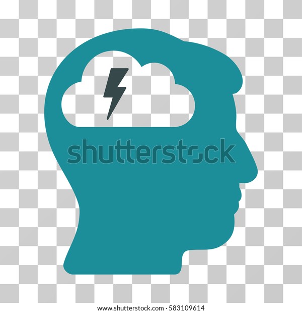 Brainstorming Vector Pictogram Illustration Style Flat Stock Vector ...