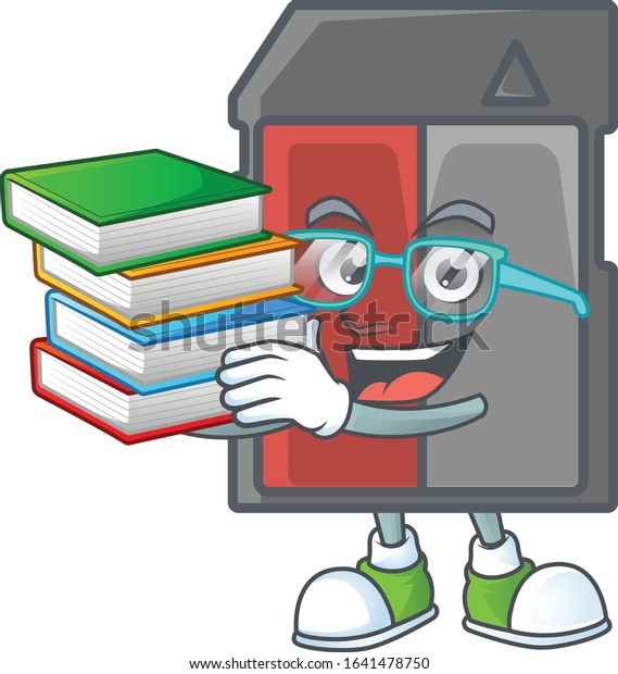 Brainy Clever Cartoon Character Memory Card Stock Vector (Royalty Free ...