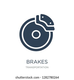 Brakes Icon Vector On White Background Stock Vector (Royalty Free ...