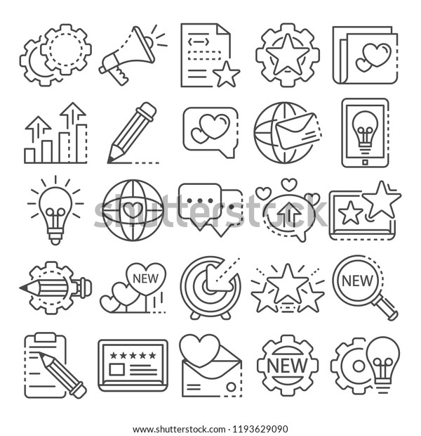 Conjunto de iconos de proyecto social de marca. Conjunto de esquemas de ...