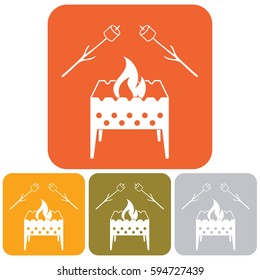 Brazier Zephyr Icon Vector Illustration Stock Vector (Royalty Free ...
