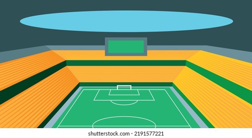 Brazil Soccer Stadium Vector Illustration Stock Vector (Royalty Free ... Brazil Soccer Stadium Vector Illustration Stock Vector (Royalty Free ...