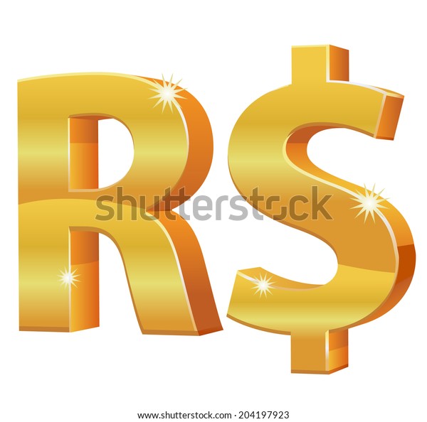Brazilian Real Symbol Vector Stock Vector (Royalty Free) 204197923 ...