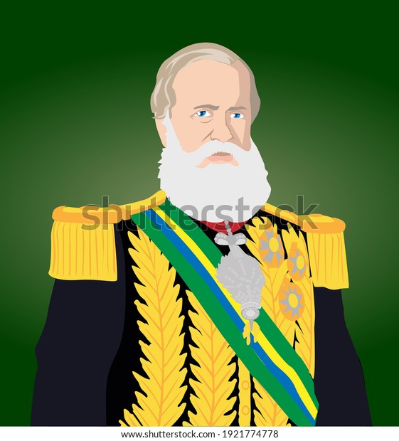 Brazilian Second Emperor D Pedro Ii Stock Vector (Royalty Free ...