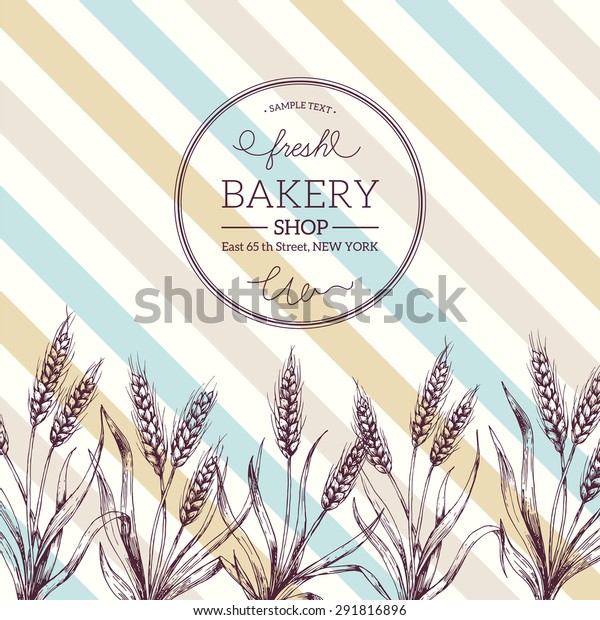 Bread Design Template Vector Illustration Stock Vector (Royalty Free ...