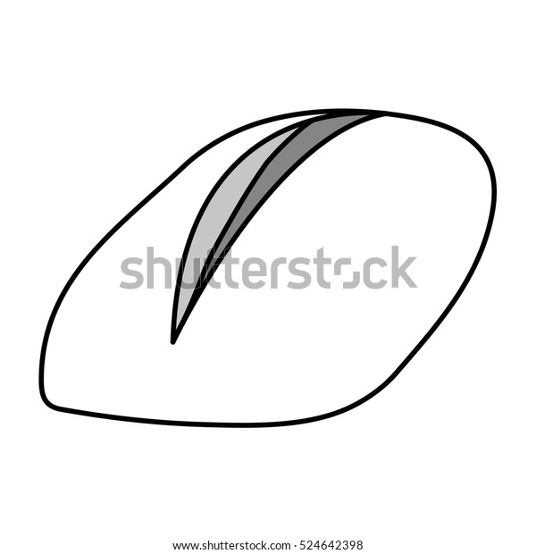 Bread Fresh Bakery Icon Vector Illustration Stock Vector (Royalty Free ...