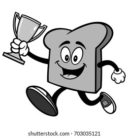 Sandwich Trophy Illustration Stock Vector (Royalty Free) 704376946