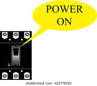 Break Power On Stock Vector (Royalty Free) 422778310 | Shutterstock