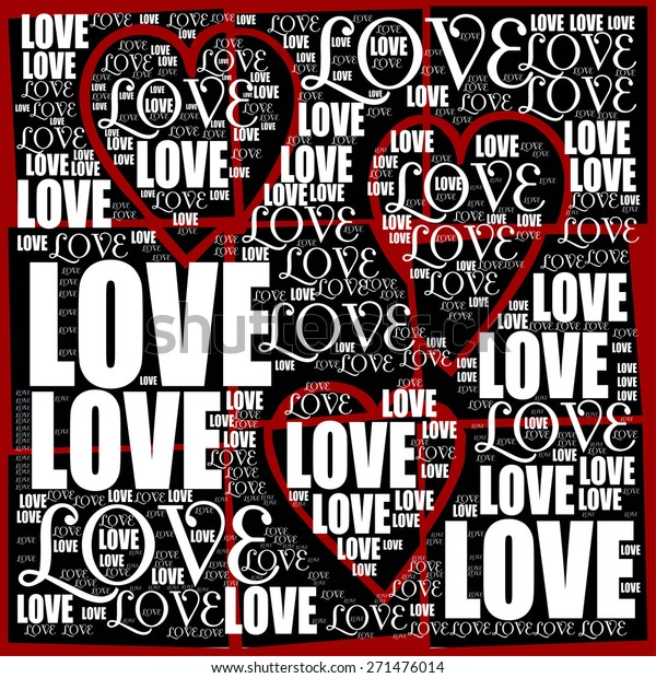 Breaking Love Heart Love Letter Together Stock Vector (Royalty Free ...