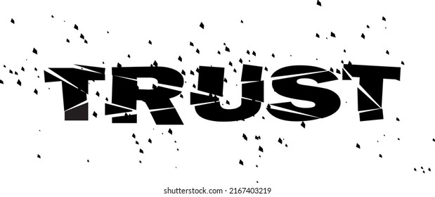 136 Break Trust Concept Stock Vectors, Images & Vector Art | Shutterstock