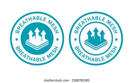 Breathable Mesh Logo Design Badge Stock Vector (Royalty Free ...