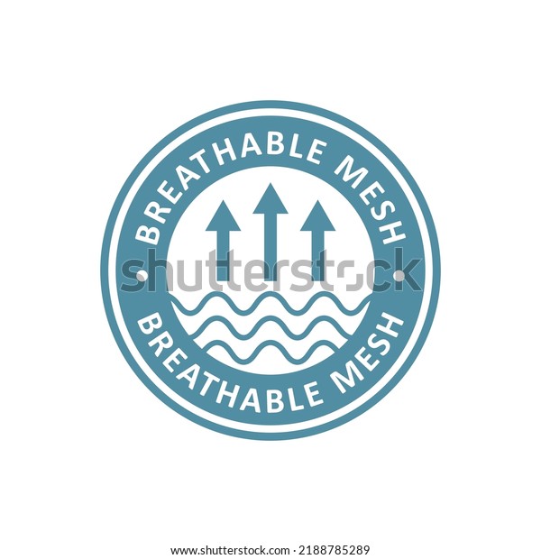 Breathable Mesh Logo Design Badge Stock Vector (Royalty Free ...