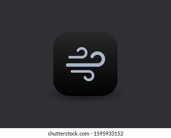 Breeze Vector App Icon Stock Vector (Royalty Free) 1595933152 ...