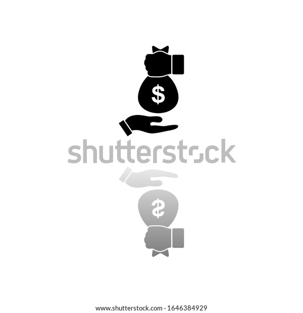 Bribe Icon Black Symbol On White Stock Vector (Royalty Free) 1646384929 ...