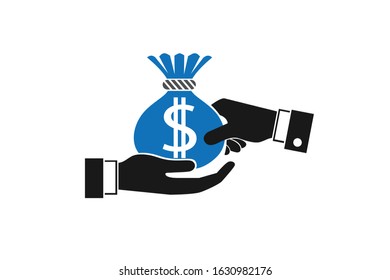 Bribe Icon Flat Illustration Isolated Vector Stock Vector (Royalty Free ...