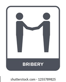 Bribery Icon Vector On White Background Stock Vector (Royalty Free ...