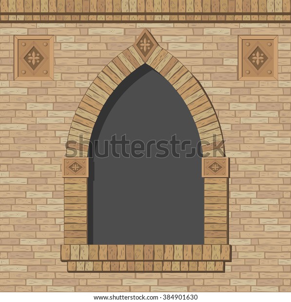 Brick Arch Opening Brick Classic Style Stock Vector (Royalty Free ...