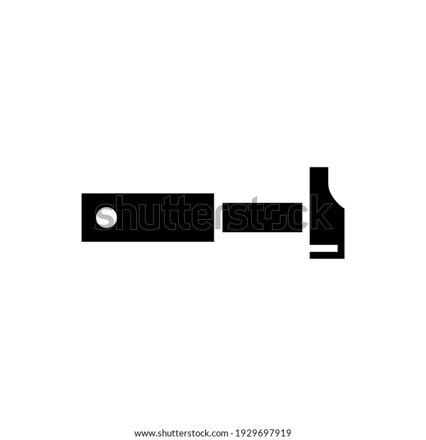 Brick Hammer Icon Logo Isolated Sign Stock Vector (Royalty Free ...