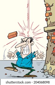 839 Falling bricks Stock Vectors, Images & Vector Art | Shutterstock