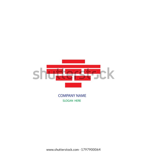Brick House Logo Vector Design Icon Stock Vector (Royalty Free ...