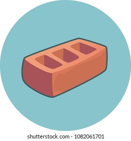 Brick Icon Construction Building Stock Vector (Royalty Free) 1082061701 ...