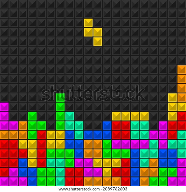 Brick Retro Game Vector Illustration Eps Stock Vector (Royalty Free ...