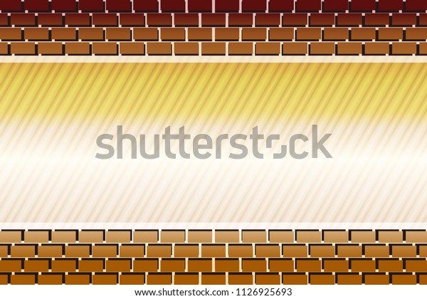 Brick Stripe Background Material Wallpaper Copy Stock Vector (Royalty ...