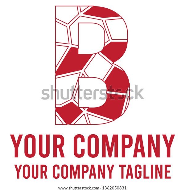 Brick Subtle Street Letter B Logo Stock Vector (Royalty Free ...