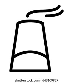 Brick Tower Line Vector Icon Stock Vector (Royalty Free) 648109927 ...