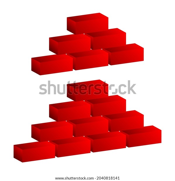 Brick Brick Wall Bricklaying Vector Illustration Stock Vector (Royalty ...