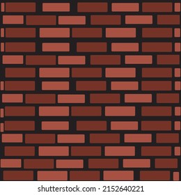 Bricks Wallpaper Vector Art Illustration Stock Vector (Royalty Free ...