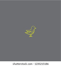 Brid Vector Icon Stock Vector (Royalty Free) 1235215186 | Shutterstock