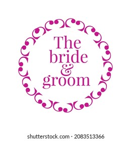 Bride Calligraphy Bride Hand Lettering Text Stock Vector (Royalty Free ...
