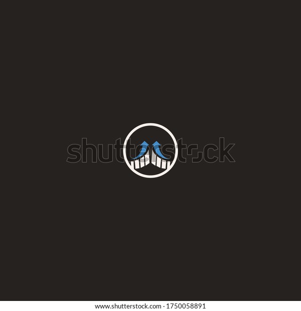 Bridge Arrow Abstract Logo Icon Template Stock Vector (Royalty Free ...