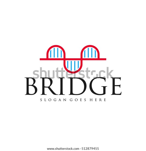 Bridge Connection Logo Your Business Stock Vector (Royalty Free ...