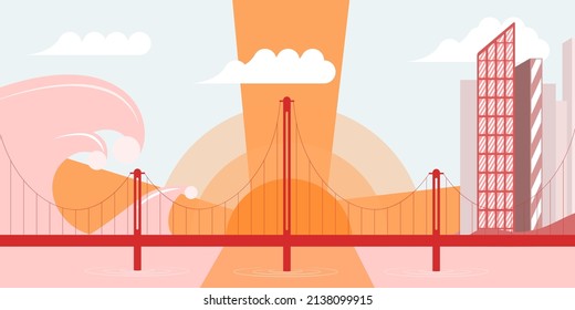 8,219 Bridge sunset Stock Illustrations, Images & Vectors | Shutterstock