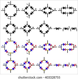 124 Bridge rectifier Stock Vectors, Images & Vector Art | Shutterstock