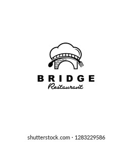 Bridge Restaurant Logo Concept Stock Vector (Royalty Free) 1283229586 ...